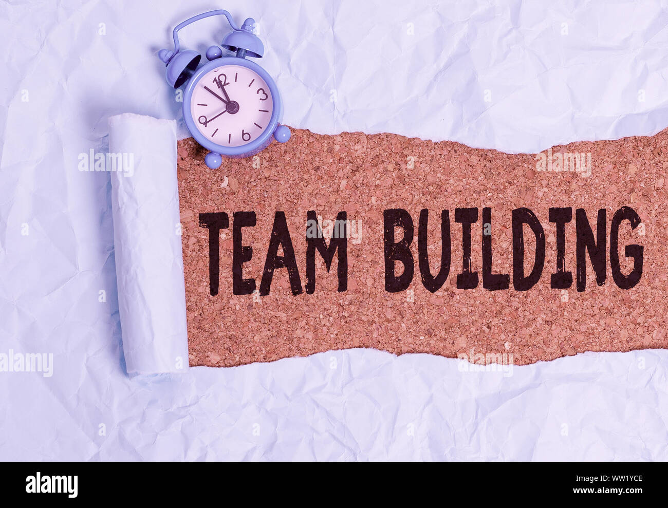Handwriting text writing Team Building. Conceptual photo various types ...