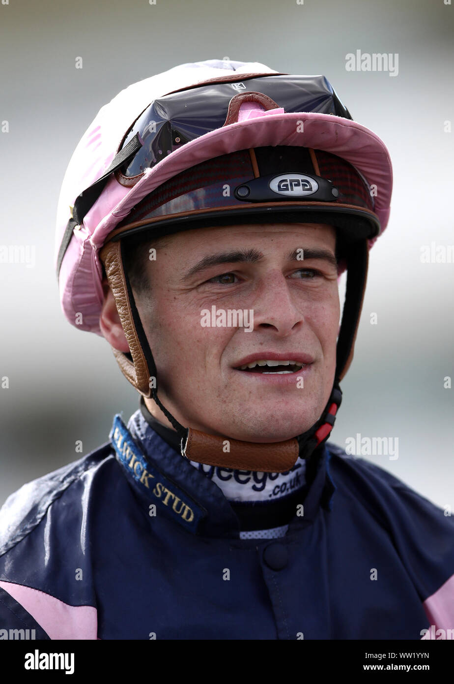 Jockey Callum Rodriguez Stock Photo - Alamy