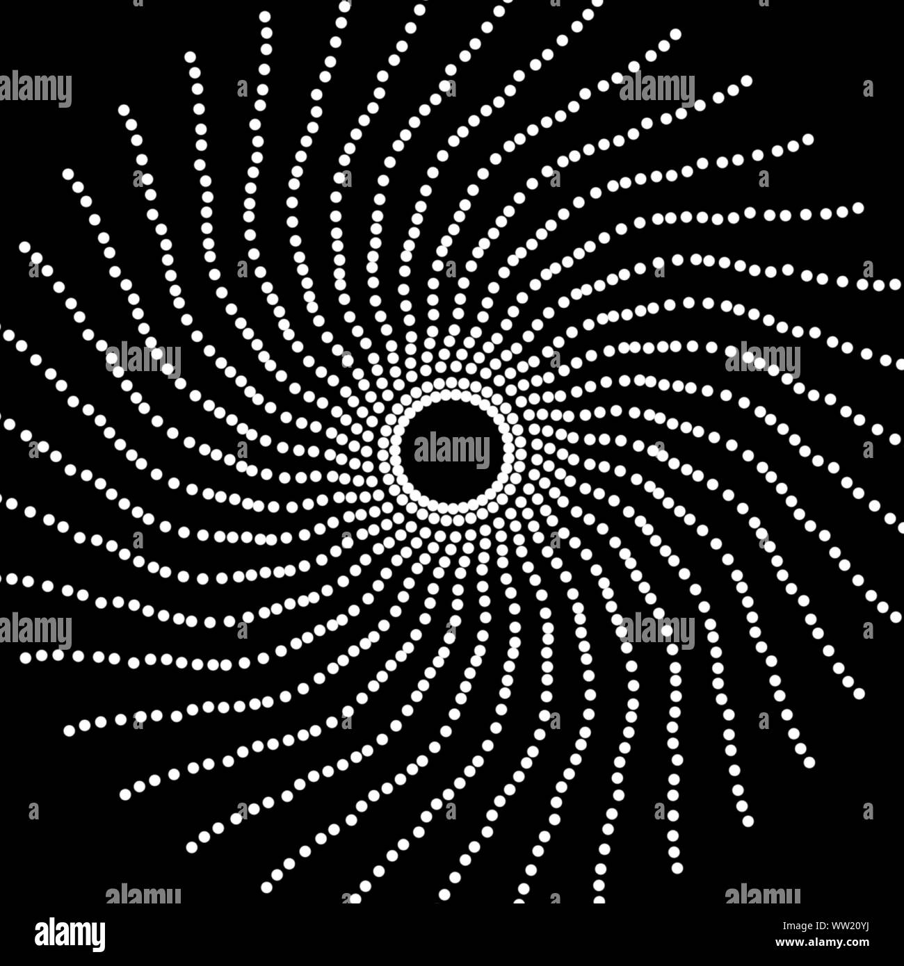 abstract dots circle background design Stock Photo - Alamy