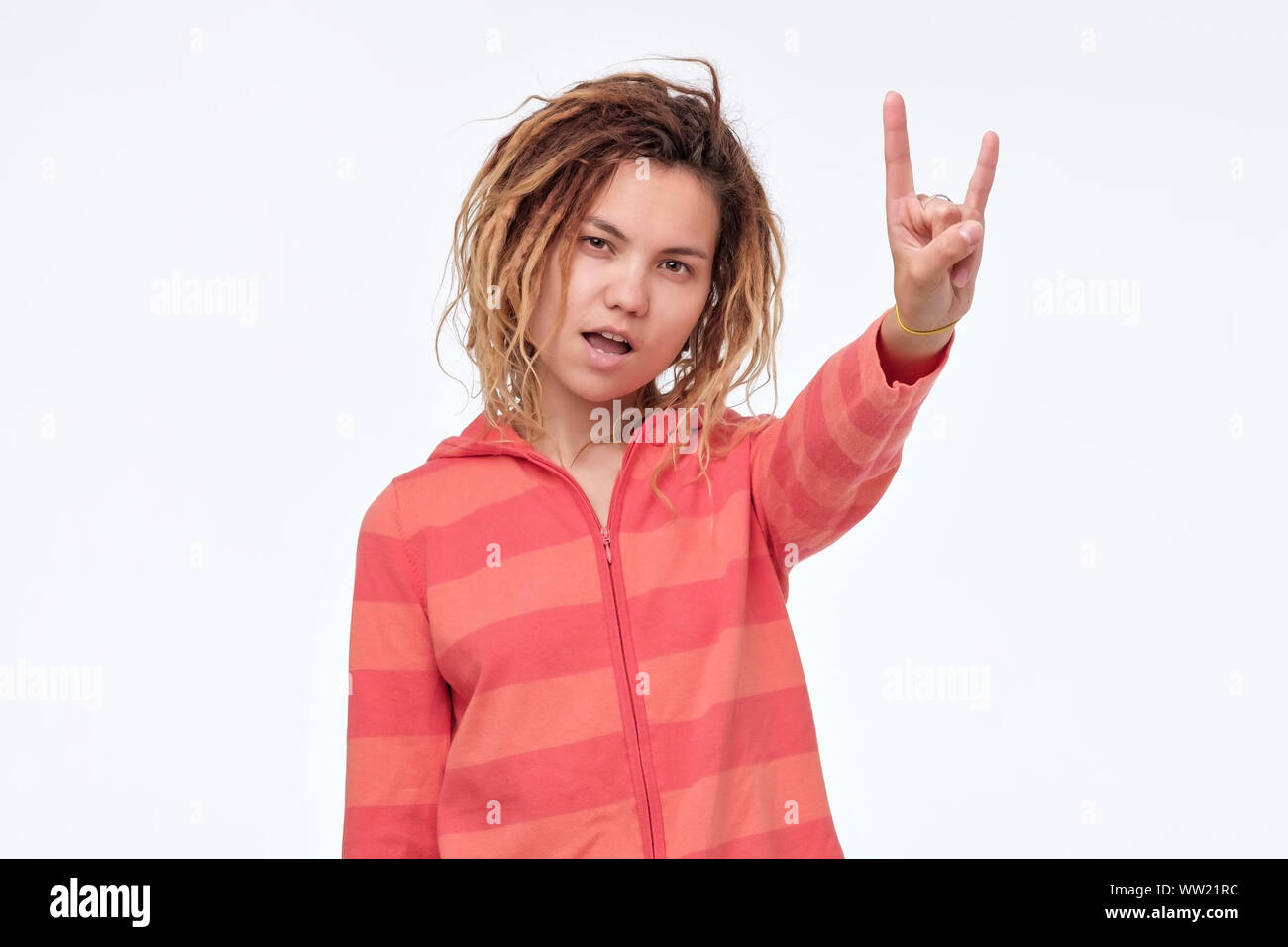 Rocker girl asian hi-res stock photography and images - Alamy
