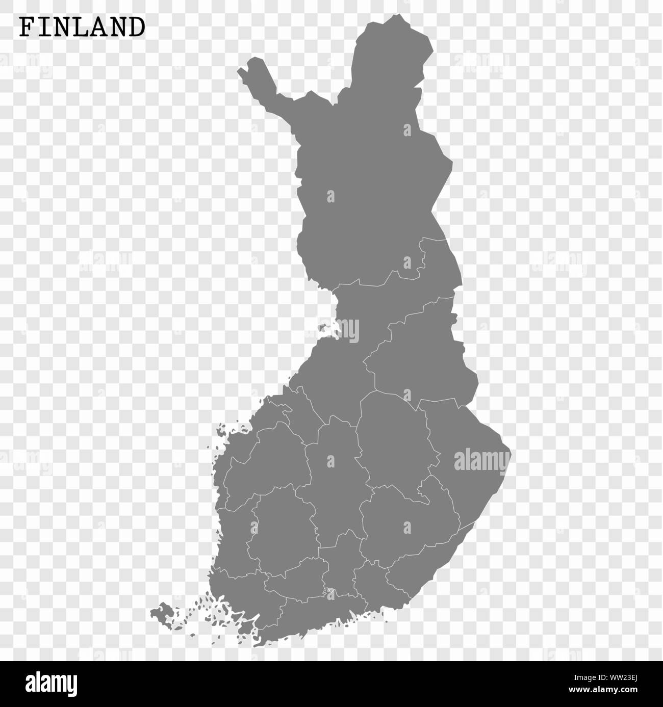 Map of old finland borders hi-res stock photography and images - Alamy