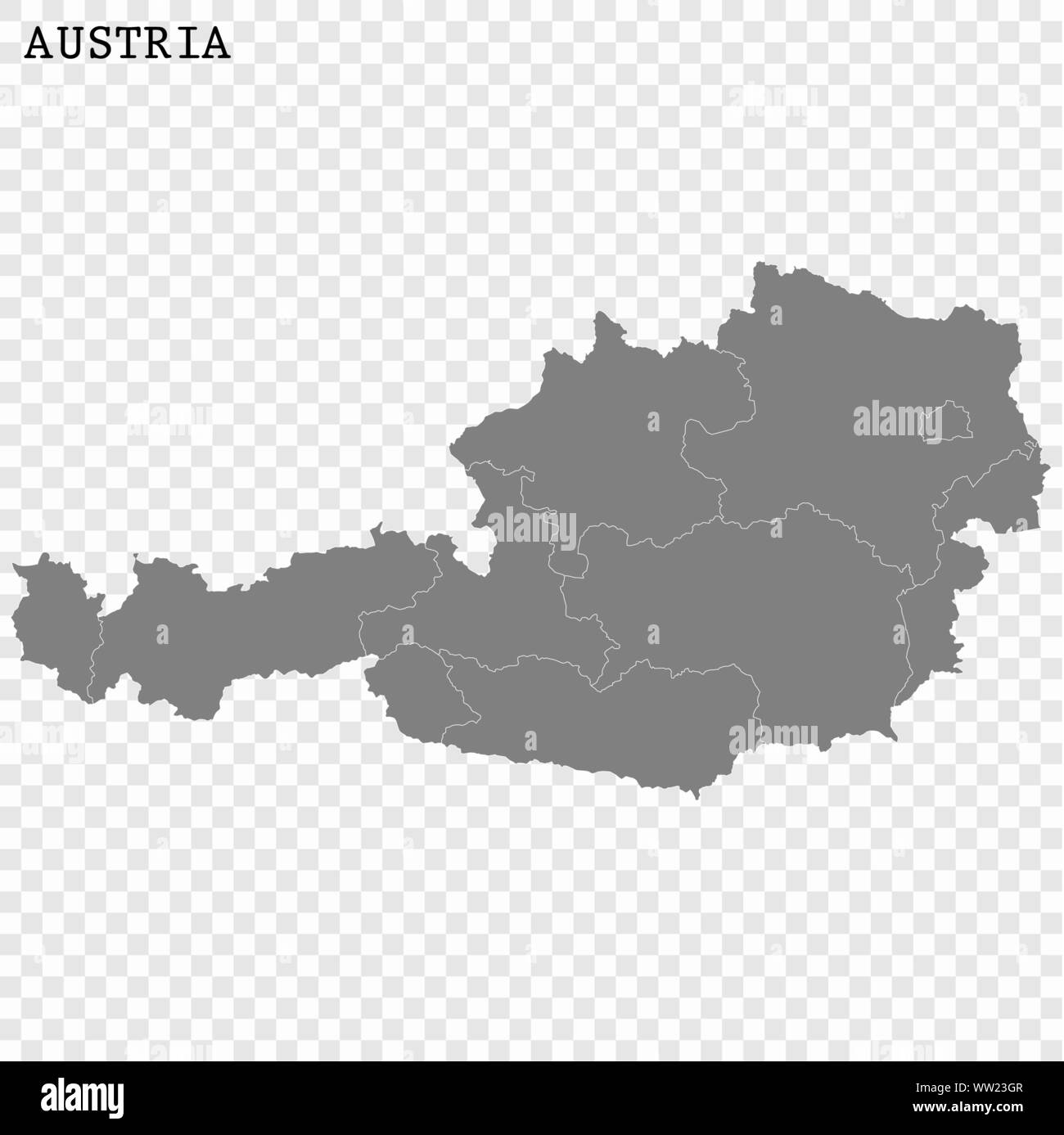 Map of austria Stock Vector Images - Alamy