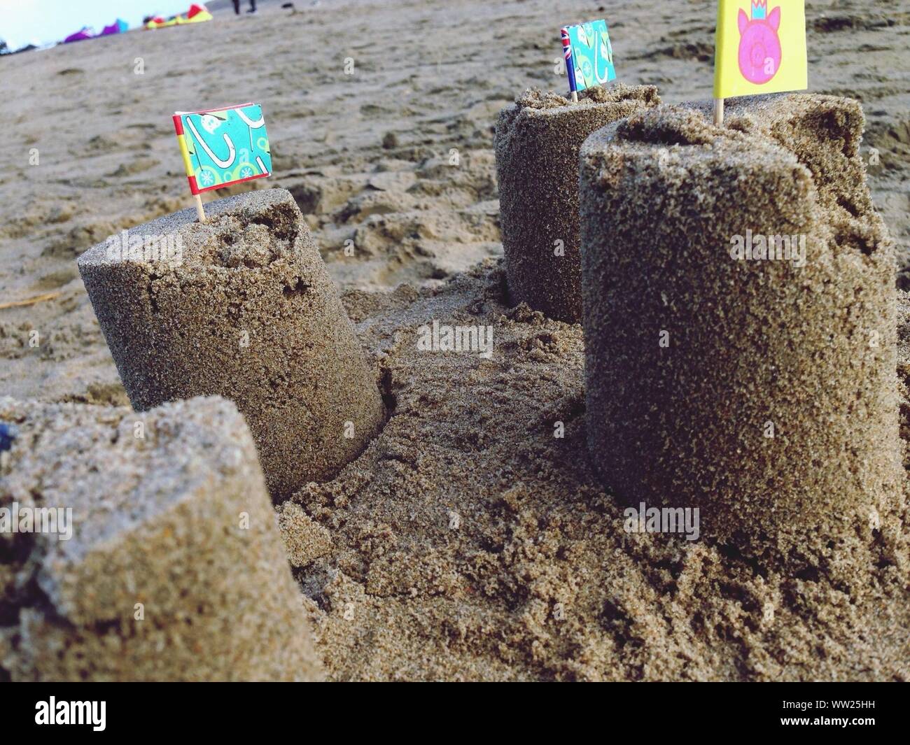 Beach sand castles hi-res stock photography and images - Alamy