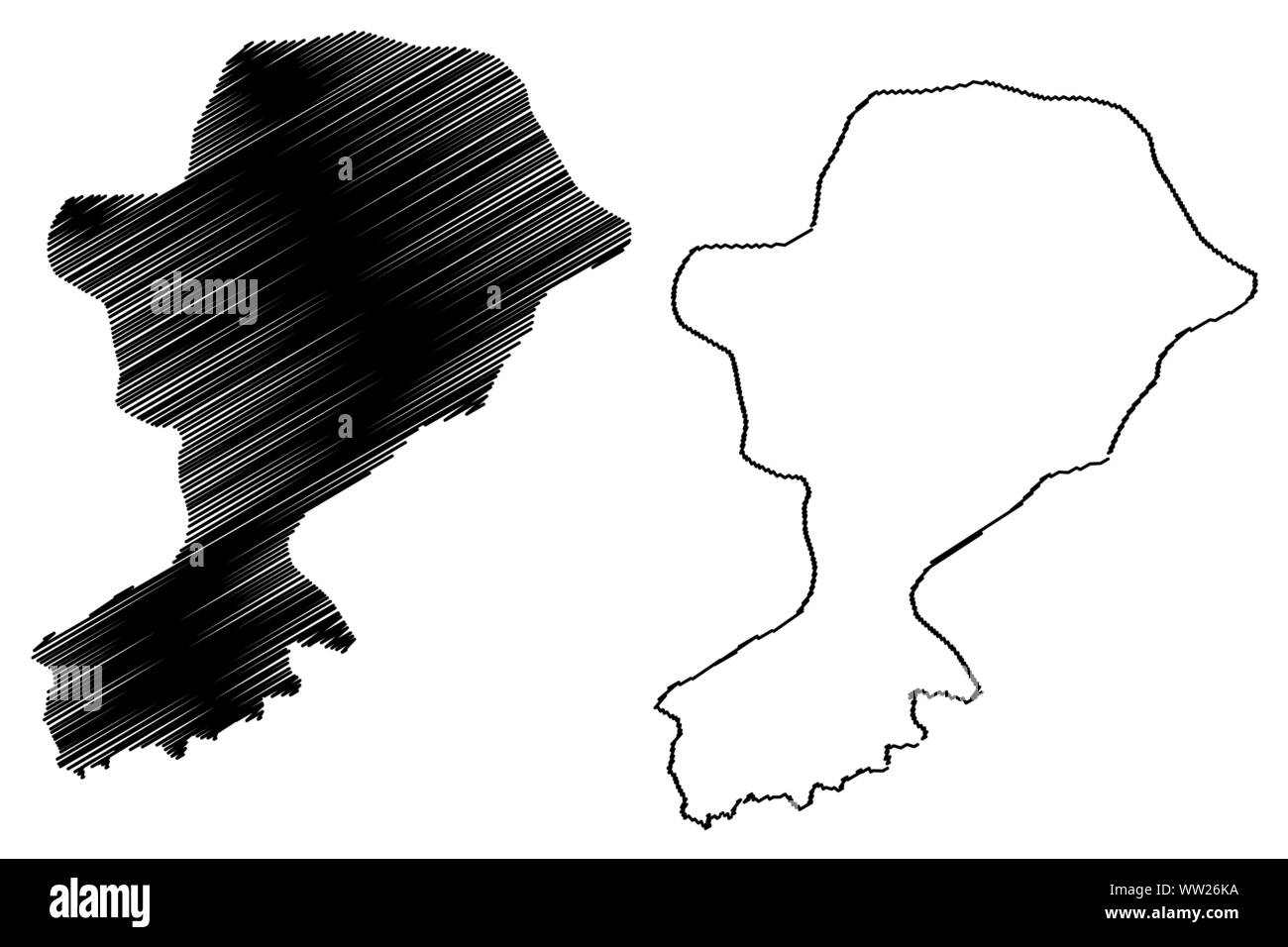 Intibuca Department (Republic of Honduras, Departments of Honduras) map ...