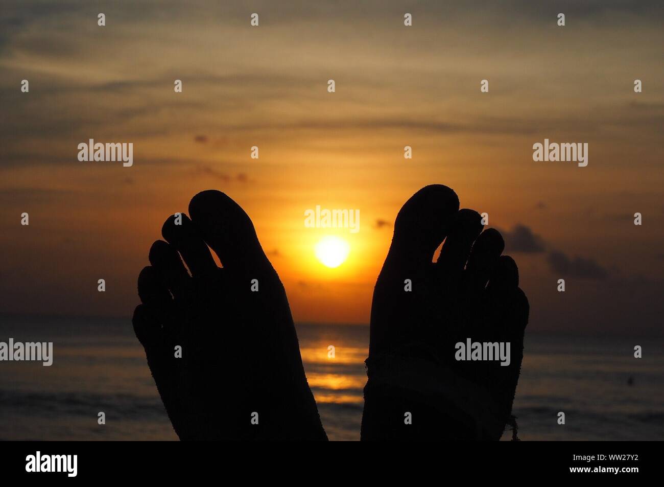 Foot silhouette High Resolution Stock Photography and Images - Alamy