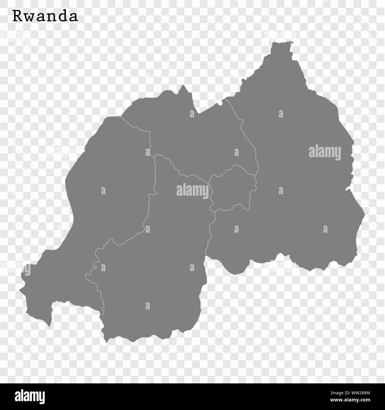 Map of rwanda hi-res stock photography and images - Alamy
