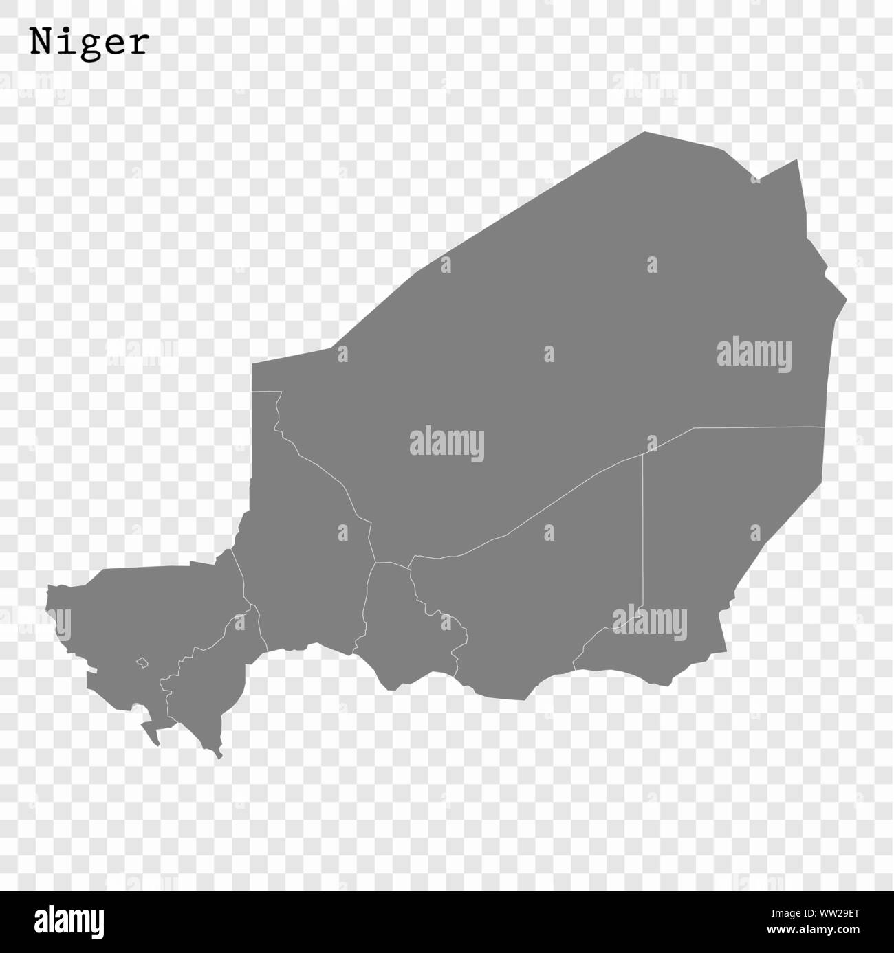 Map of niger hi-res stock photography and images - Alamy