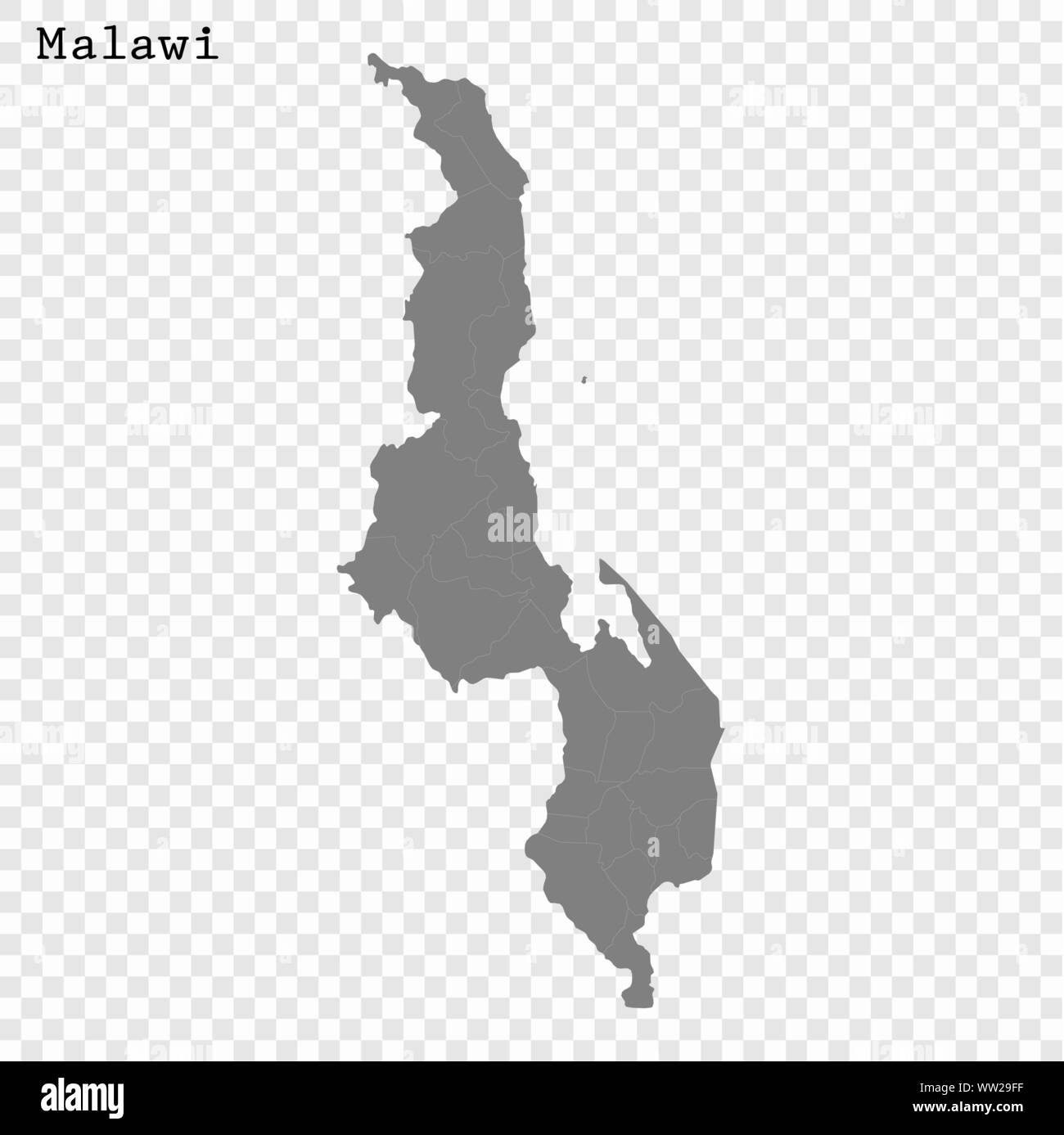 Map of malawi hi-res stock photography and images - Alamy