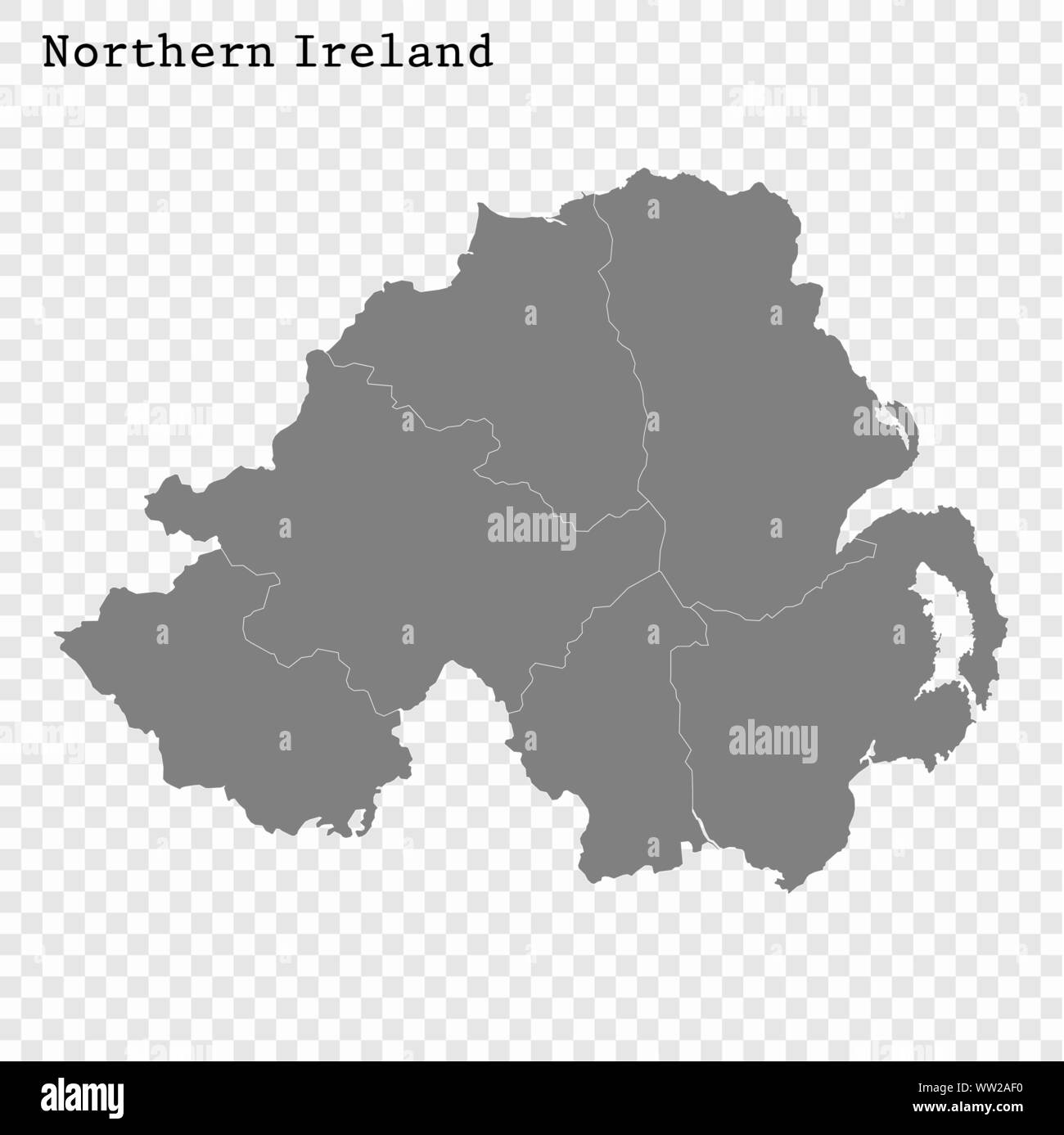 Northern ireland map old hi-res stock photography and images - Alamy