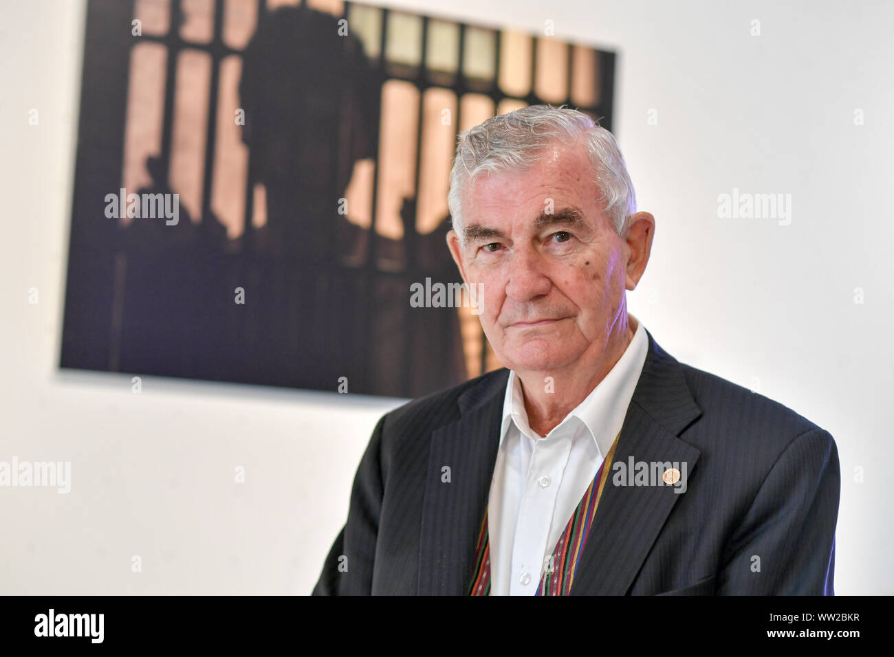 11 September 2019, Berlin: Father Shay Cullen, co-founder of the ...