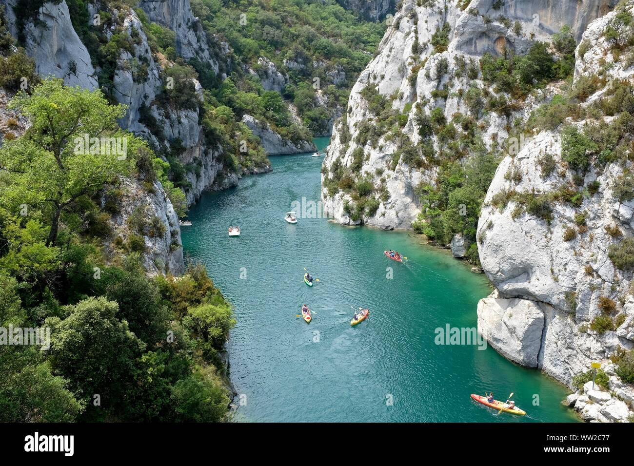 National parc Verdon mountains - Gorge and river lac Montmeyan-Quinson ...