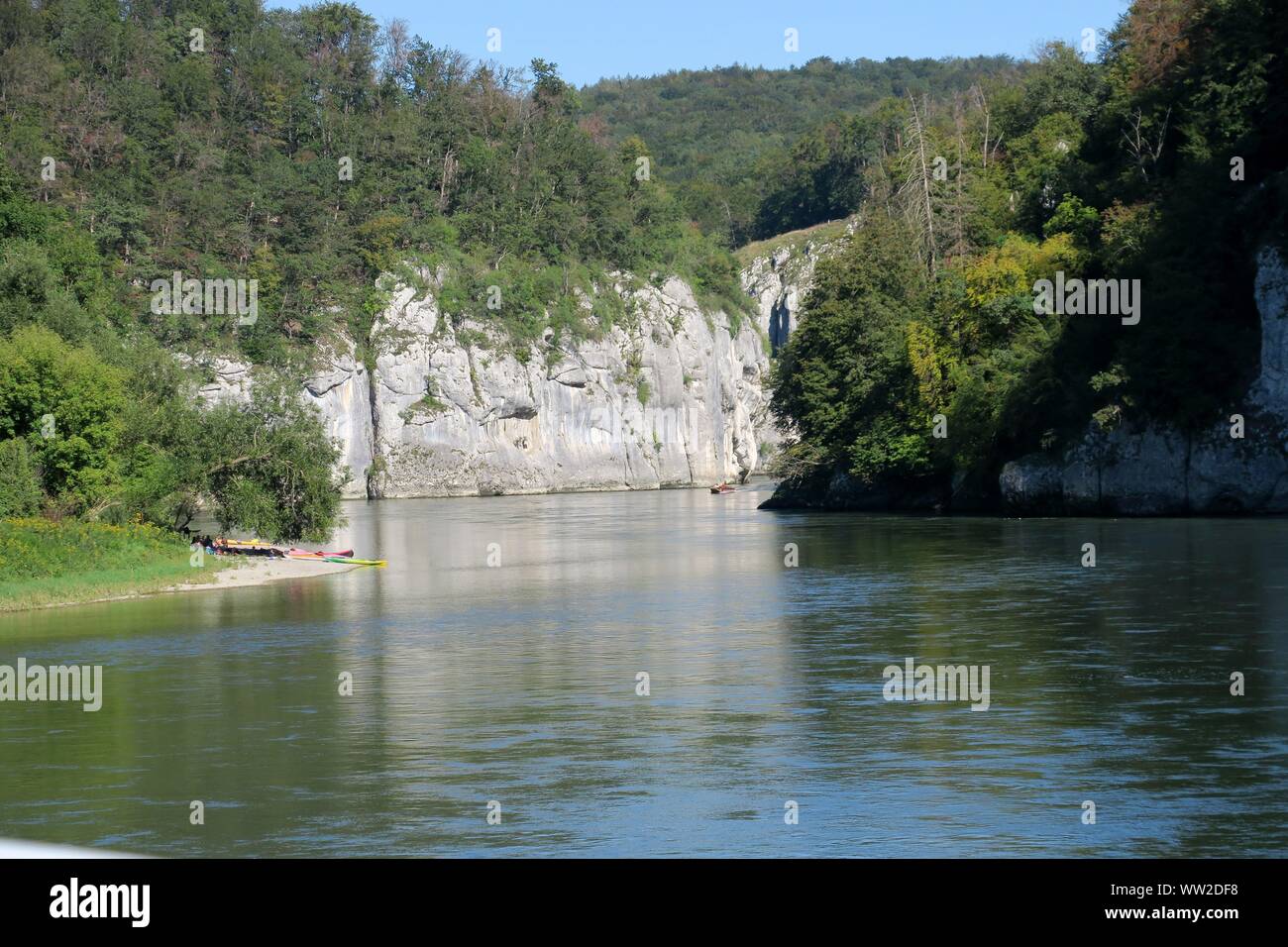 Danube Gorge at Weltenburg (04. September 2019) | usage worldwide Stock ...