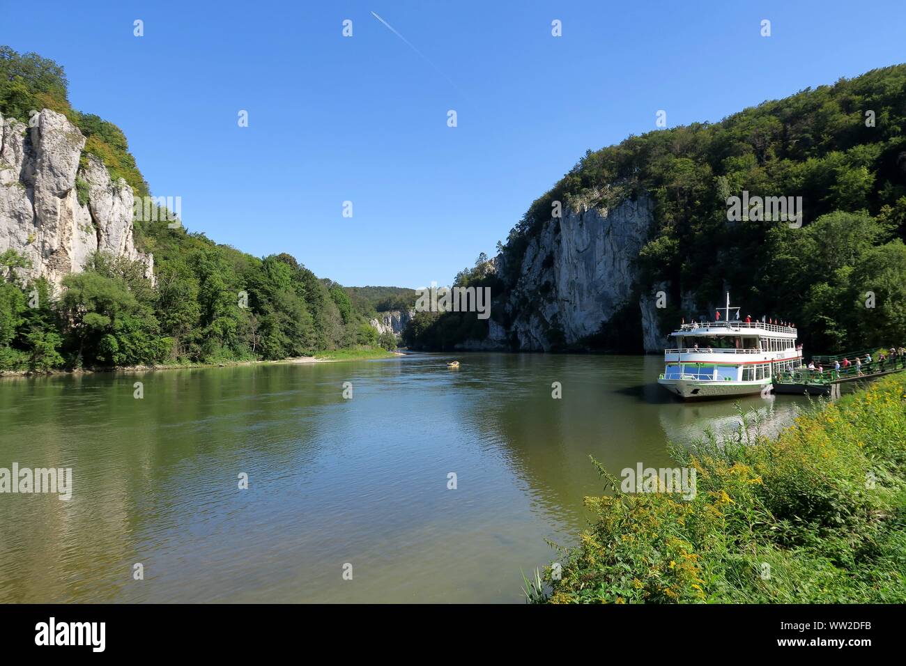 Danube Gorge at Weltenburg (04. September 2019) | usage worldwide Stock ...