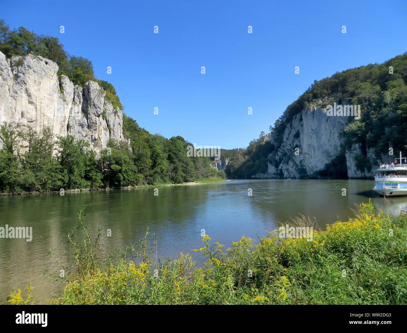 Danube Gorge at Weltenburg (04. September 2019) | usage worldwide Stock ...