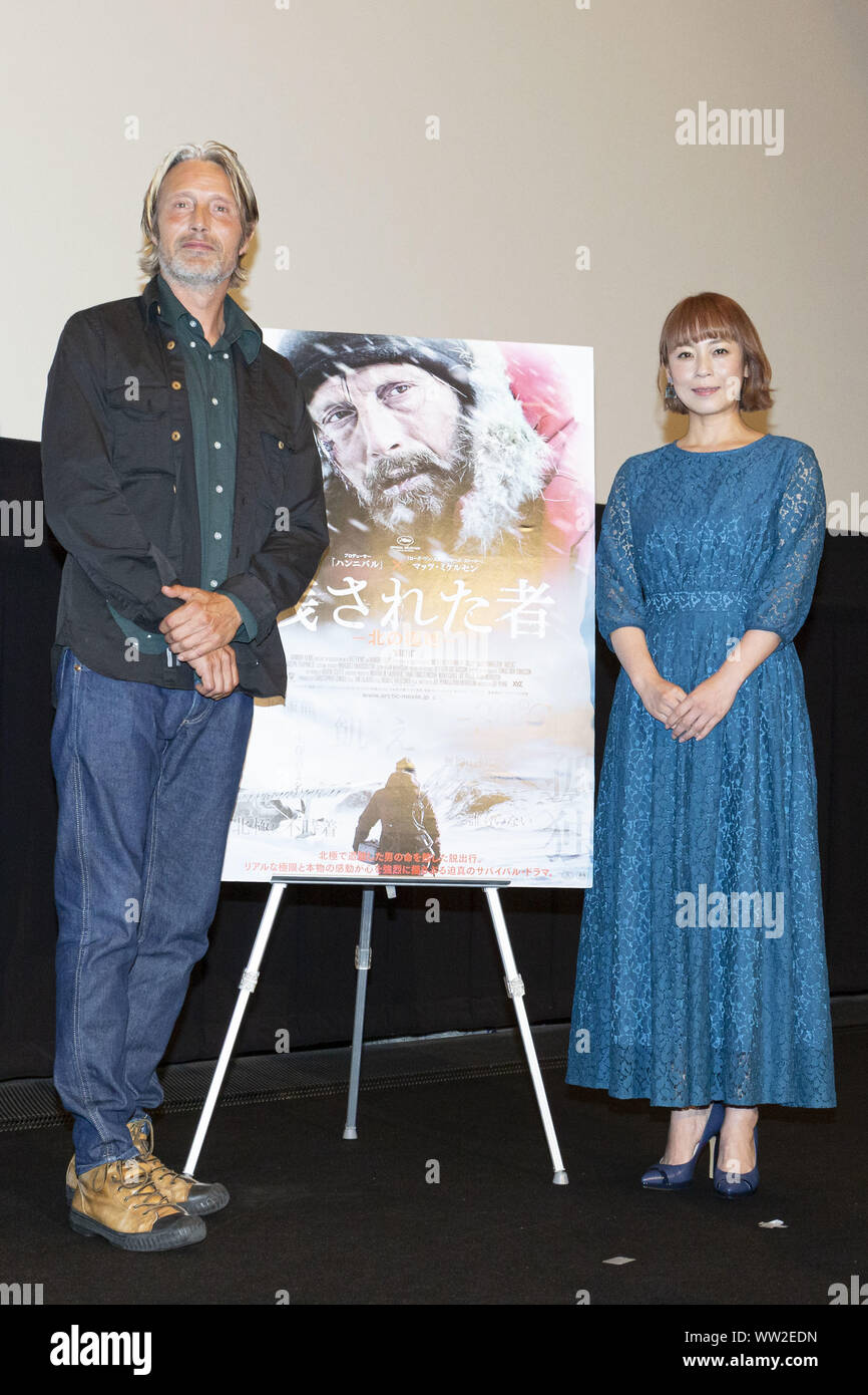 September 12, 2019, Tokyo, Japan: (L to R) Danish actor Mads Mikkelsen ...