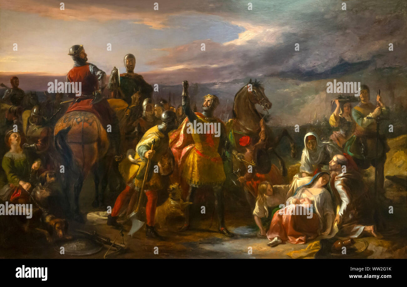 Heroism and Humanity, William Allan, circa 1840 Stock Photo - Alamy