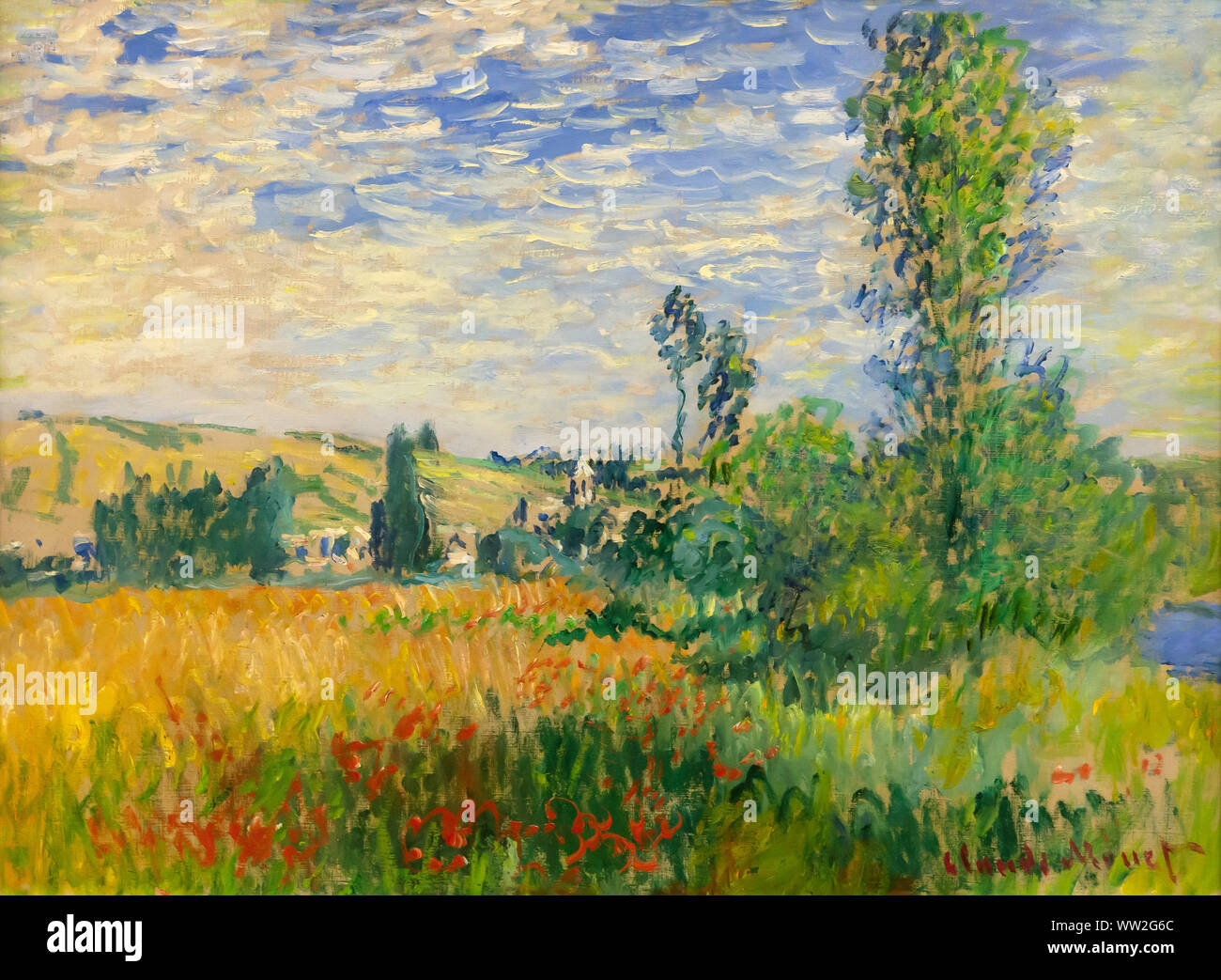 Vetheuil, Claude Monet, 1880 Stock Photo - Alamy