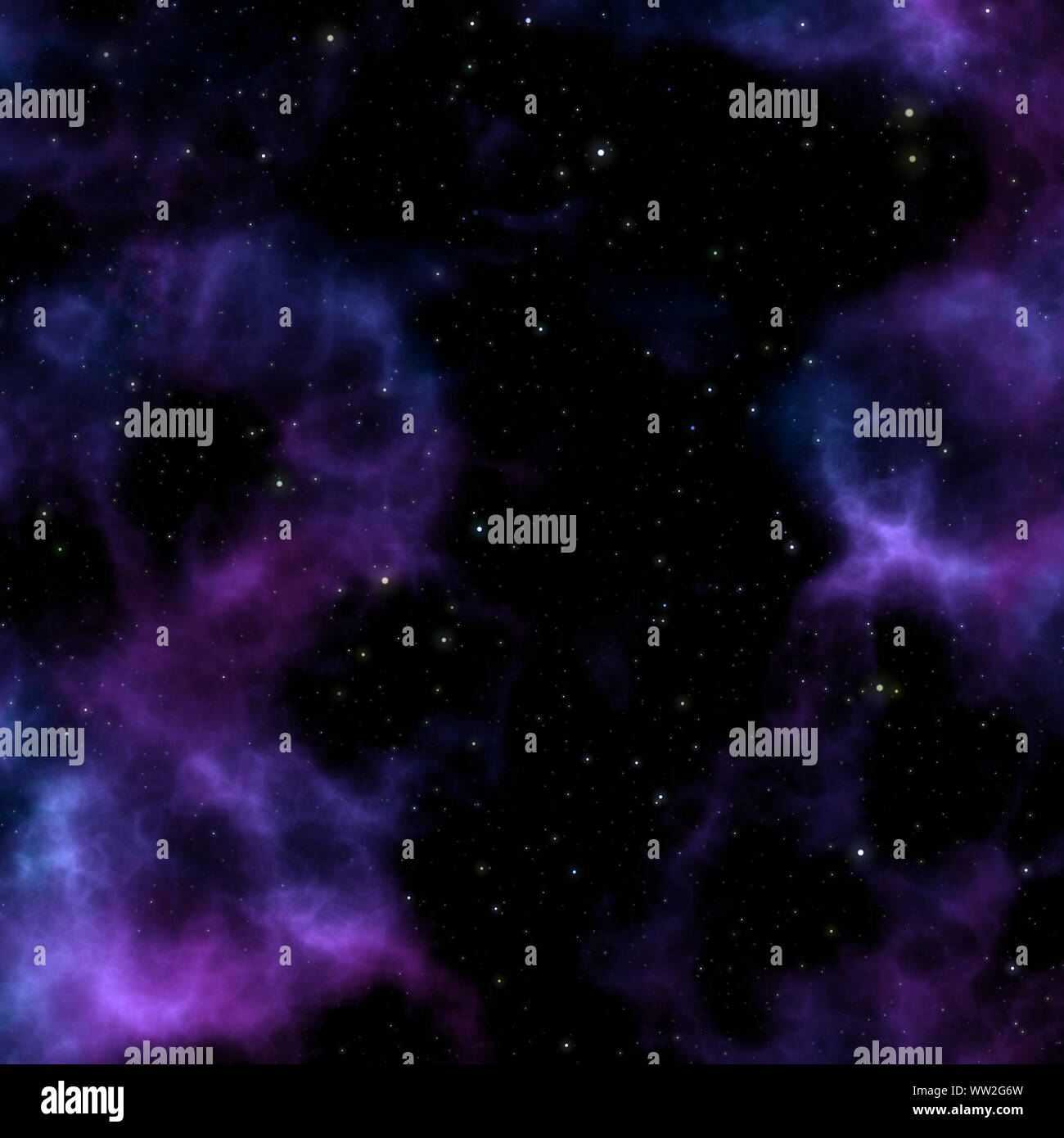 Deep space background with purple nebula and stars Stock Photo - Alamy