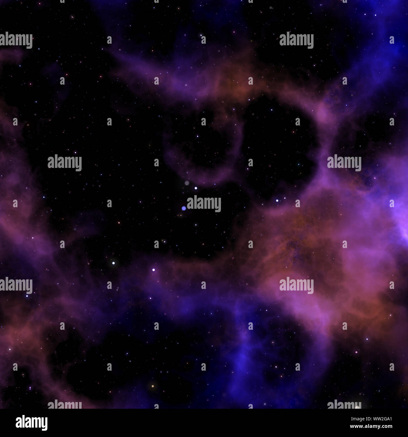 Abstract colorful space background with nebula and stars Stock Photo ...