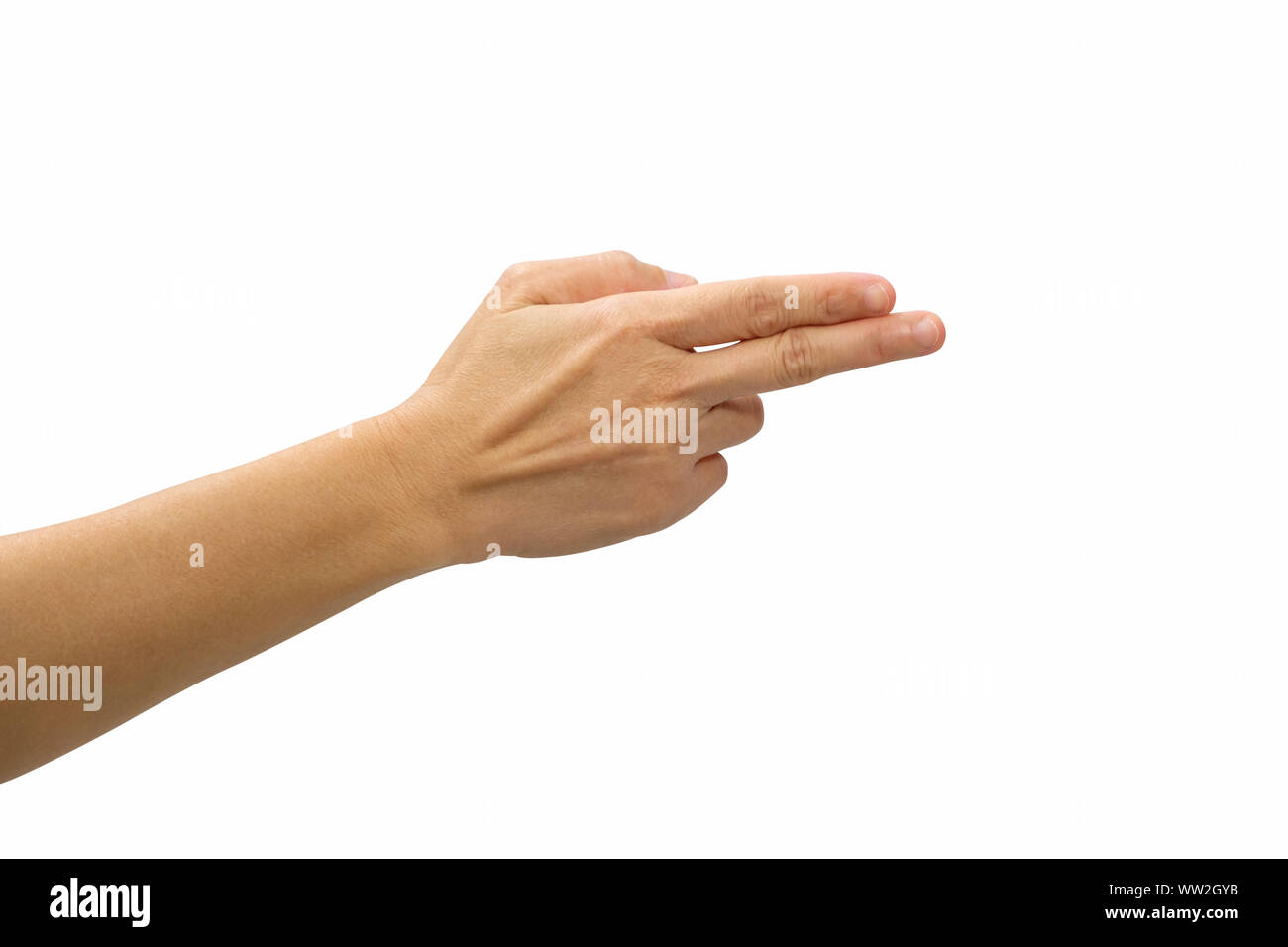 Pointing finger like a gun hi-res stock photography and images - Alamy