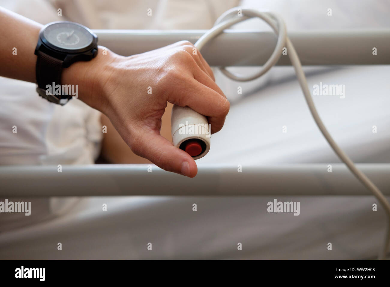 Red Call Button Hospital