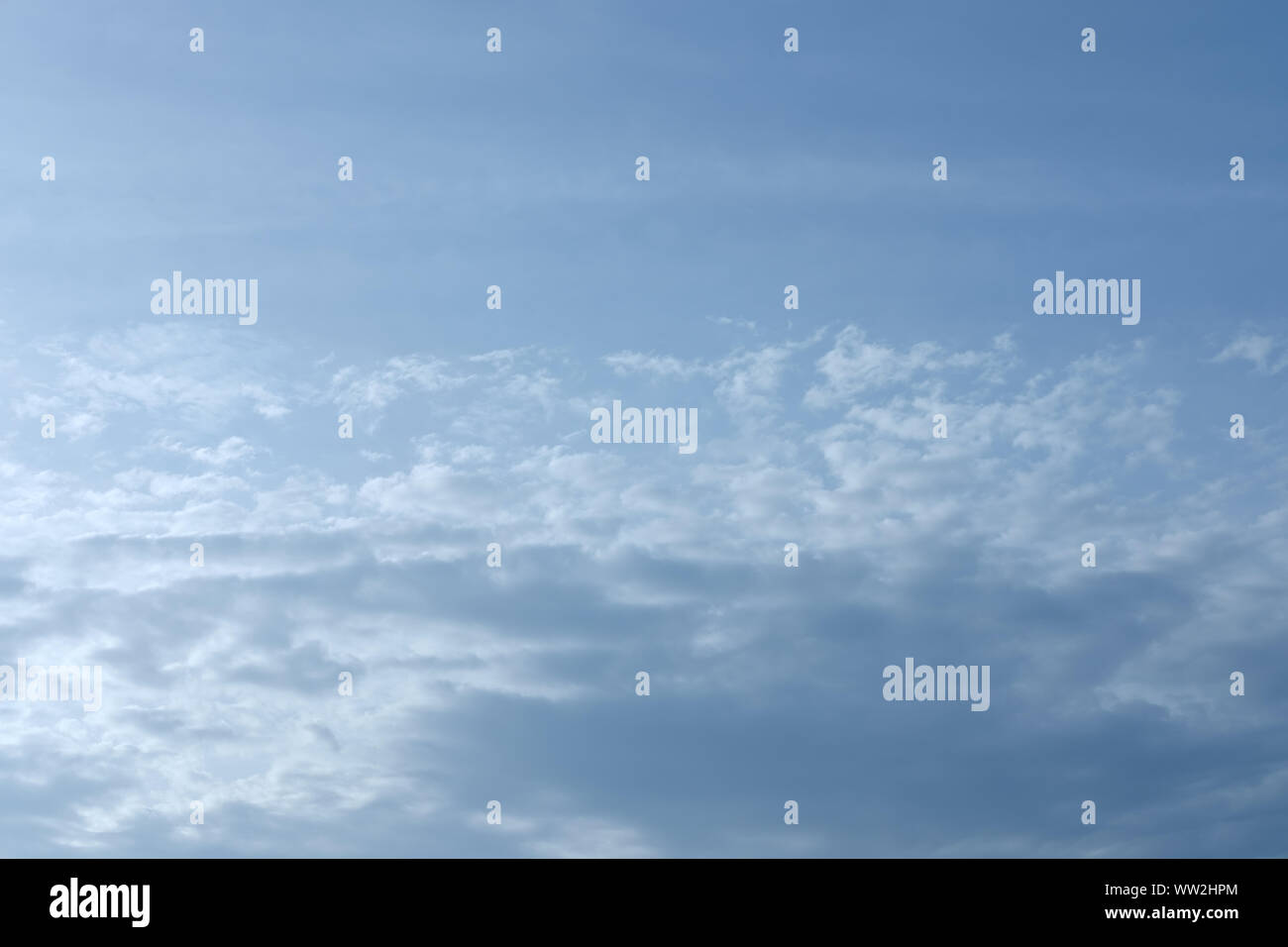 Blue sky with clouds background template with some copy space for Input ...