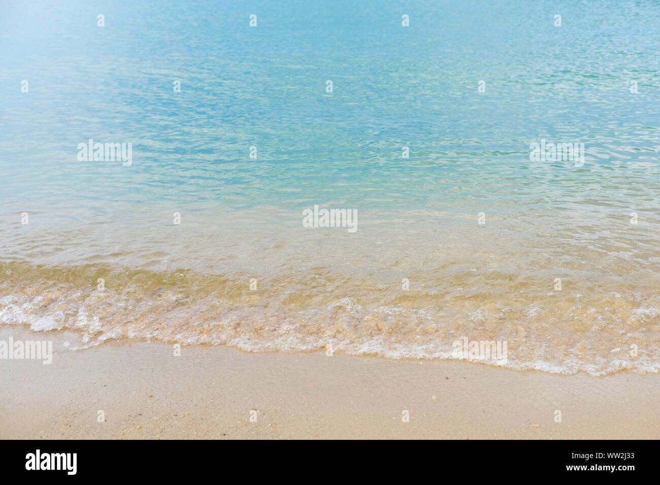 Beautiful sea on a bright sky Stock Photo - Alamy
