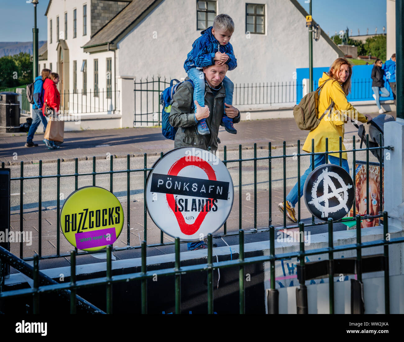 Street Scenes, downtown Reykjavik, Iceland Stock Photo - Alamy