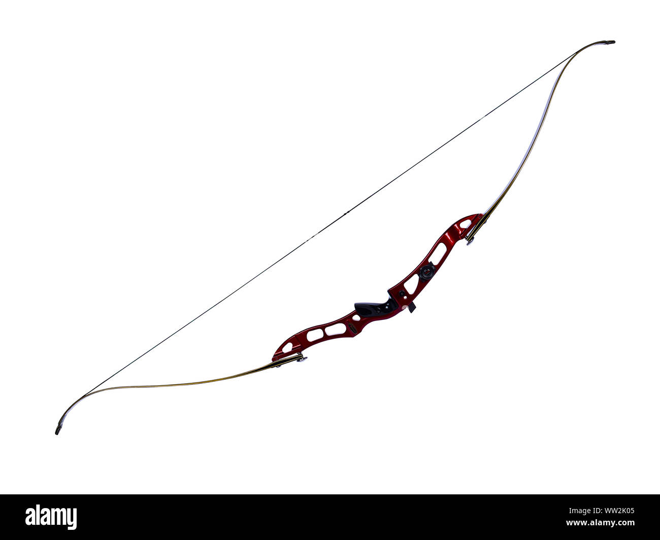 Metal bow, isolated on white background Stock Photo - Alamy