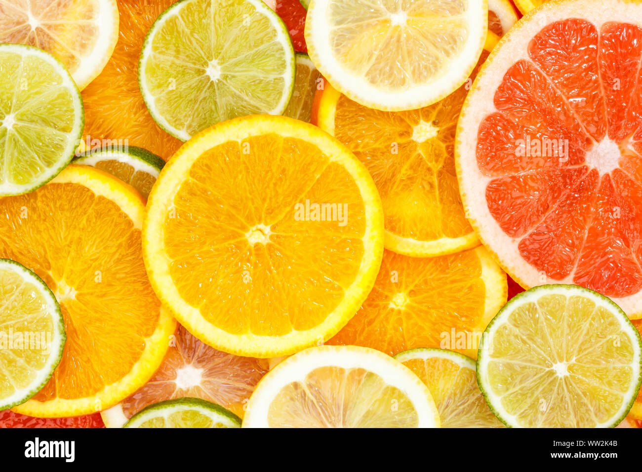 Citrus fruits collection food background oranges lemons limes ...