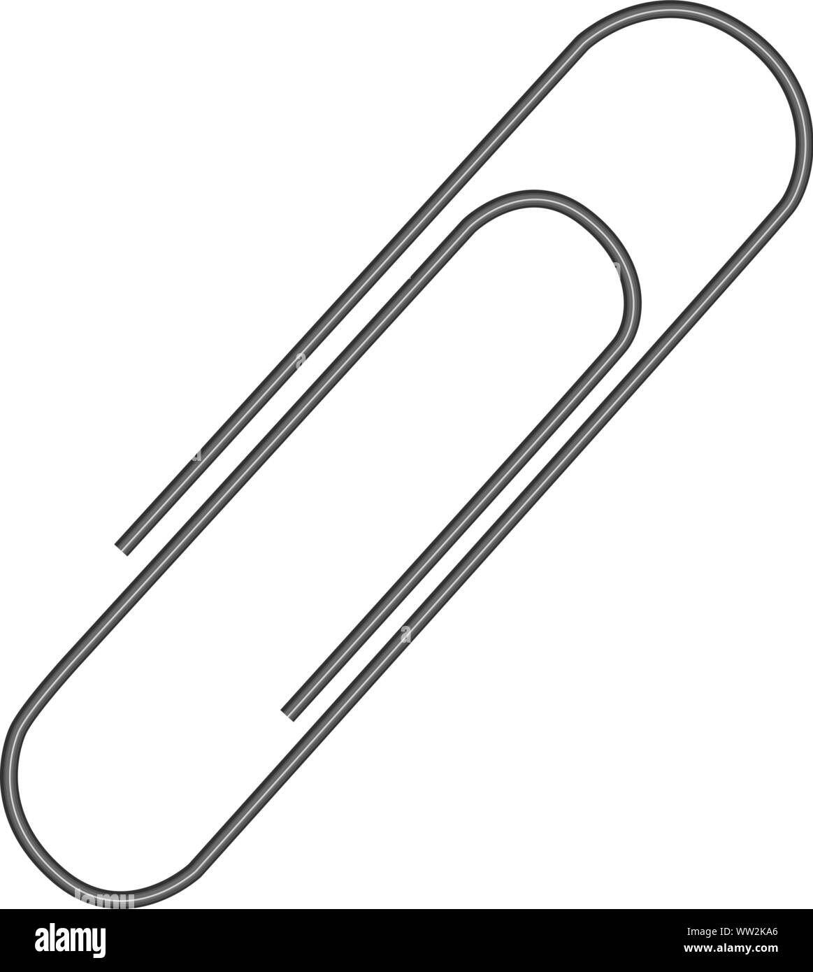 Paperclip symbol Stock Vector Images - Alamy