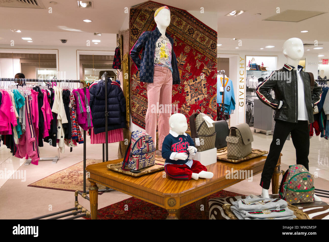 Saks Fifth Avenue Luxury Flagship Store is in New York City, USA Stock ...
