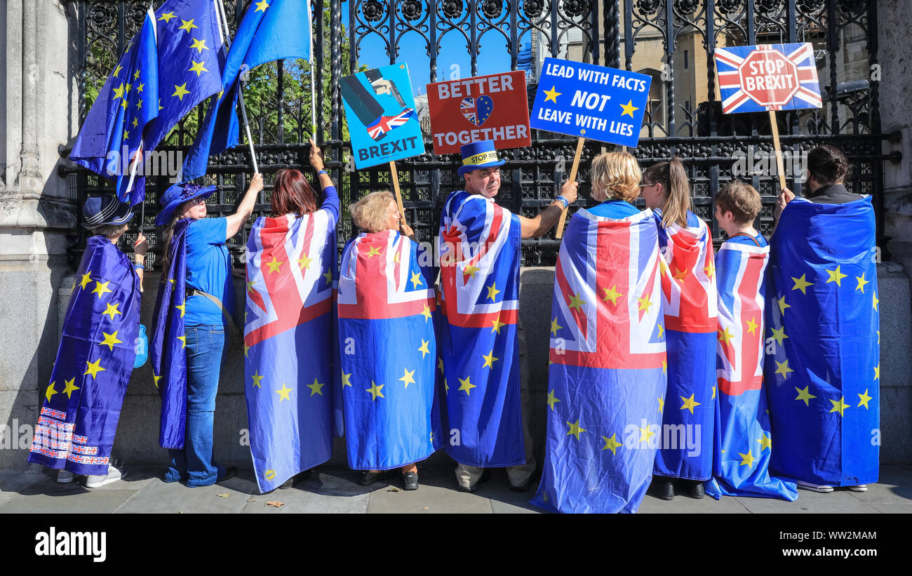 Pro europe outside westminster hi-res stock photography and images - Alamy