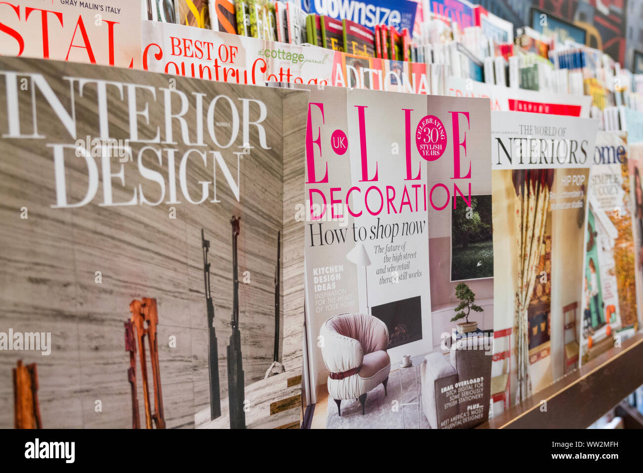 Magazine Stand Featuring Magazine Covers, NYC, USA Stock Photo - Alamy