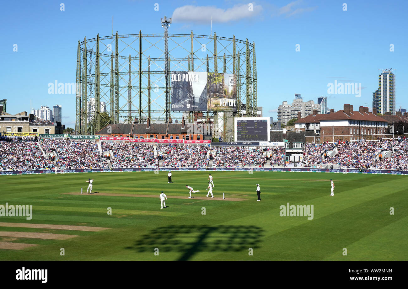 General view of the Oval during day one of the fifth test match at The ...