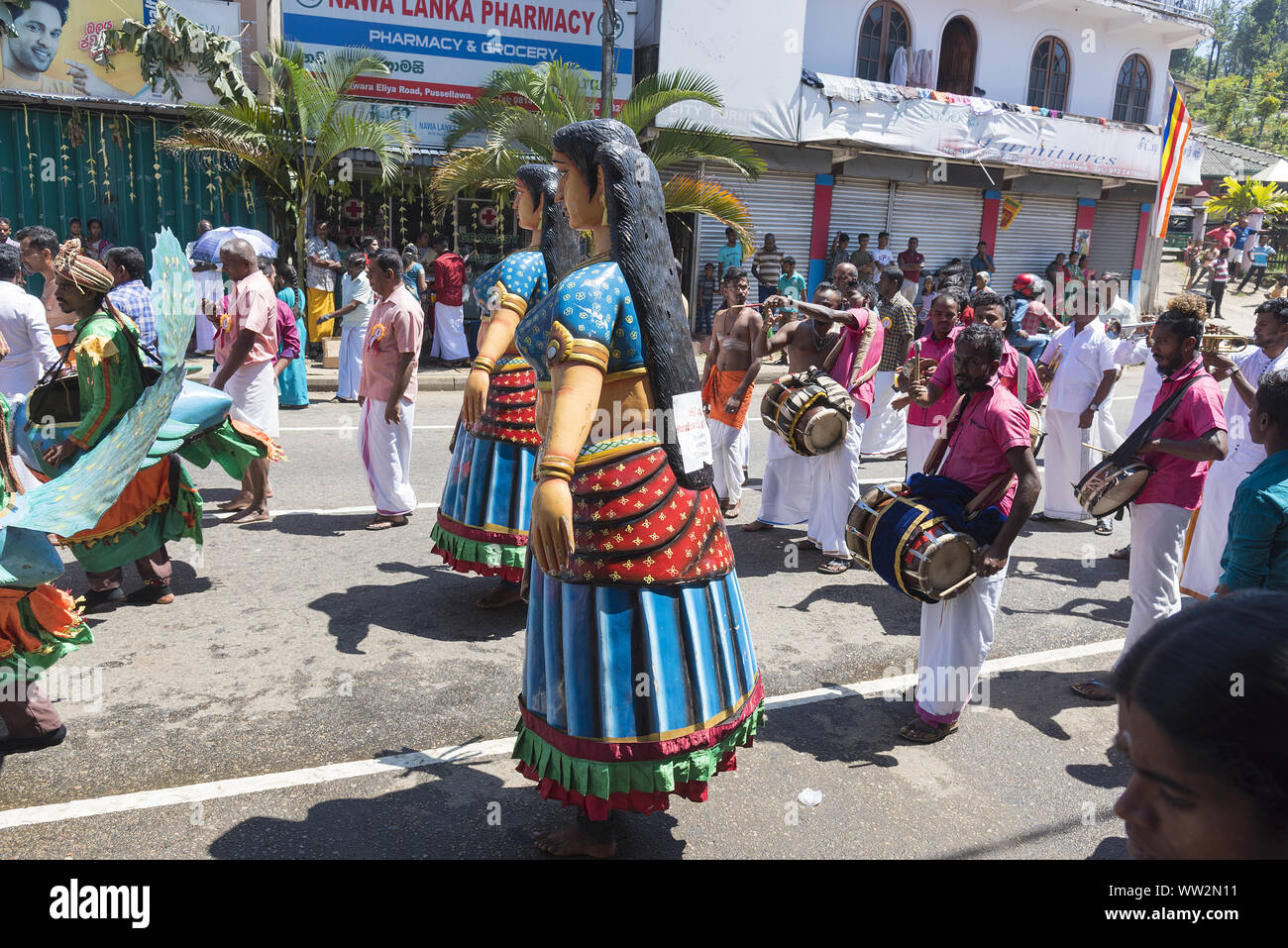 Pussellawa, Sri Lanka, 03/20/2019: Hindu festival of Thaipusam - body ...