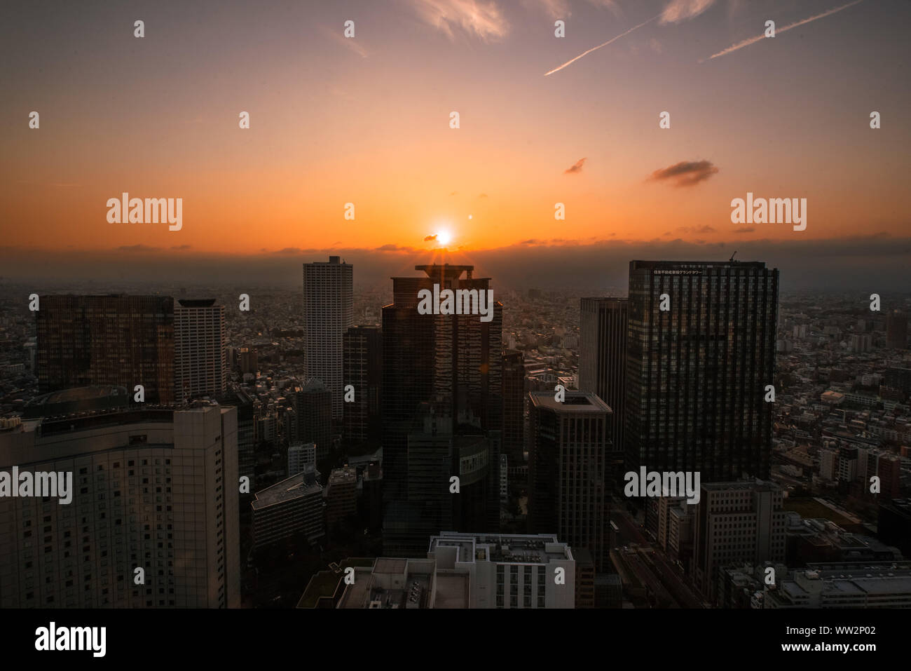 Elevated sunset view hi-res stock photography and images - Alamy