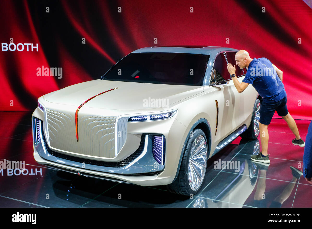 A chinese Hongqi concept electric sports utility vehicle E115 ...