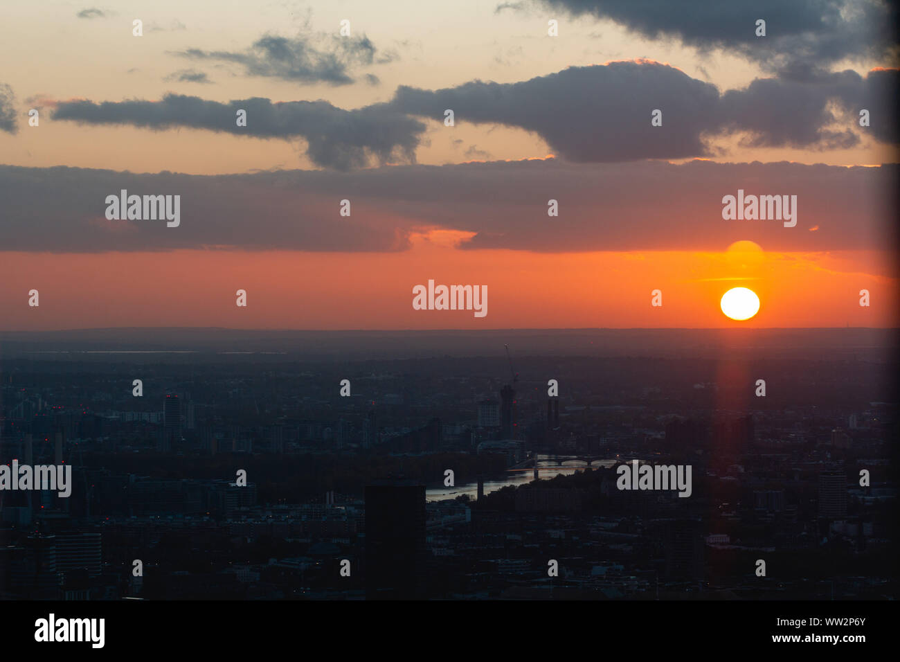 Aerial view of cityscape Stock Photo - Alamy