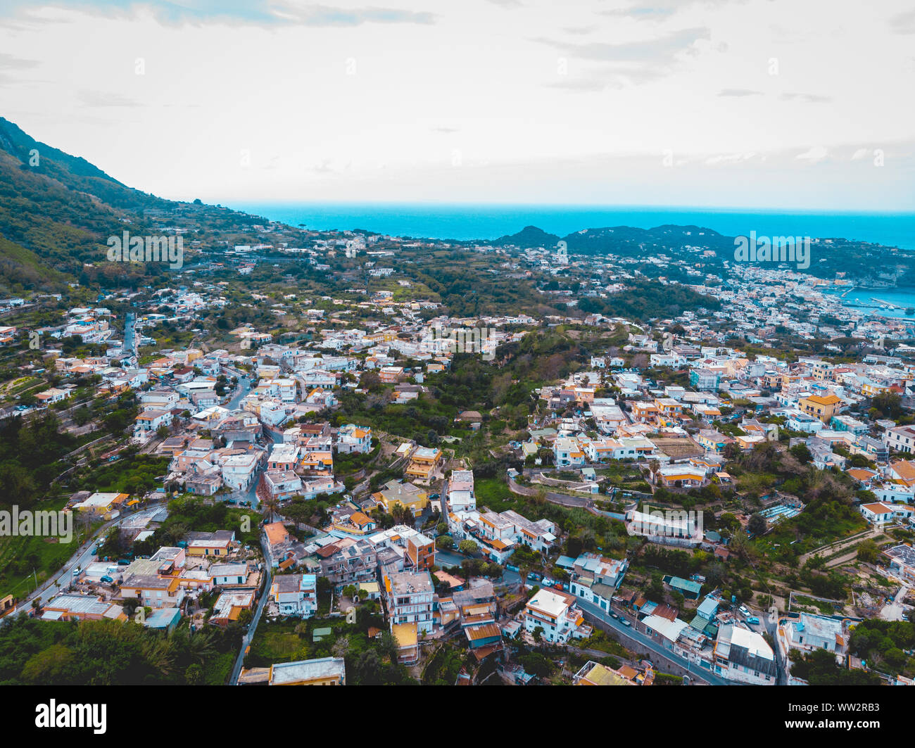 Ischia drone view hi-res stock photography and images - Alamy