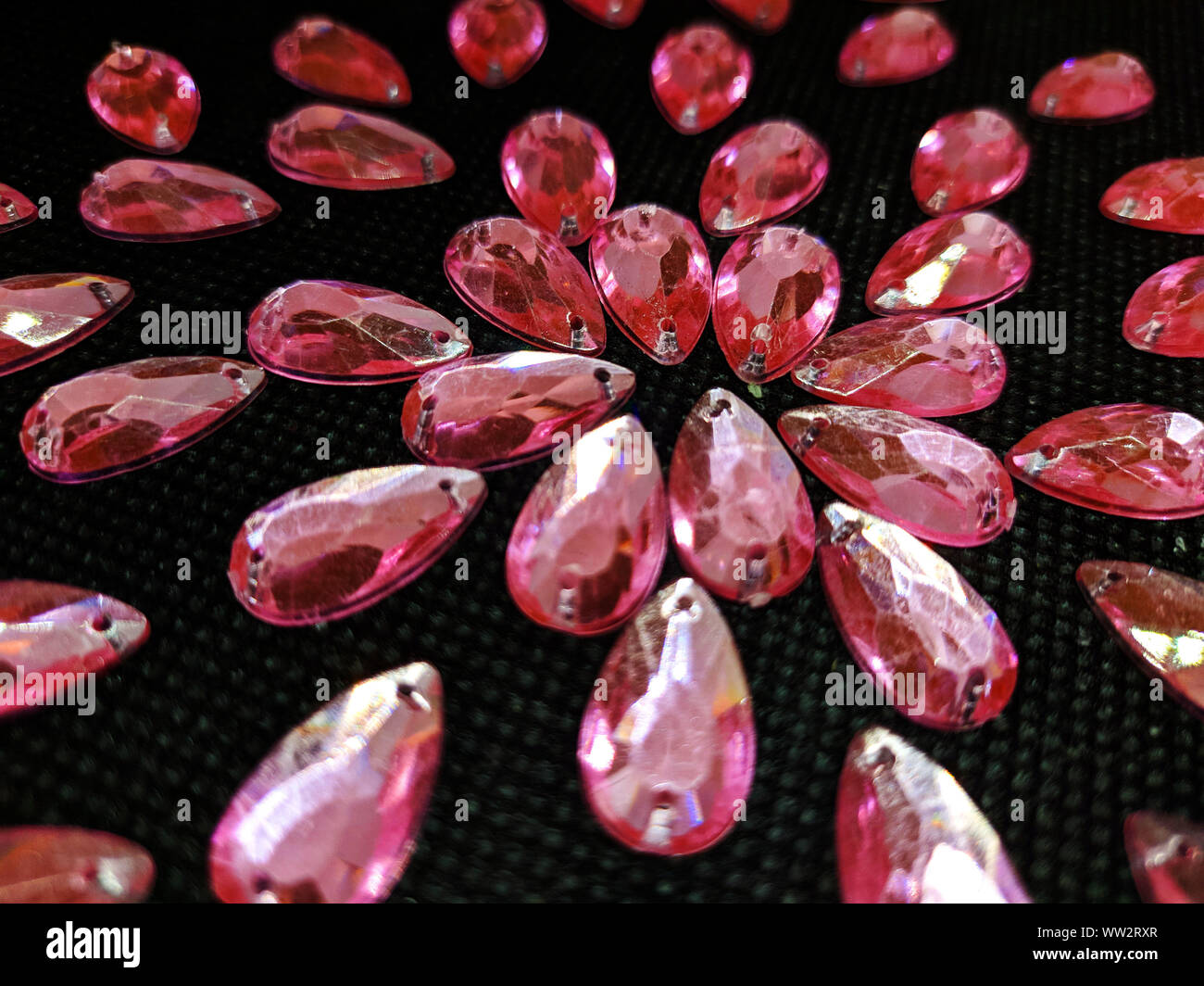 rhinestone swarovski crystal background, bling stones Stock Photo - Alamy