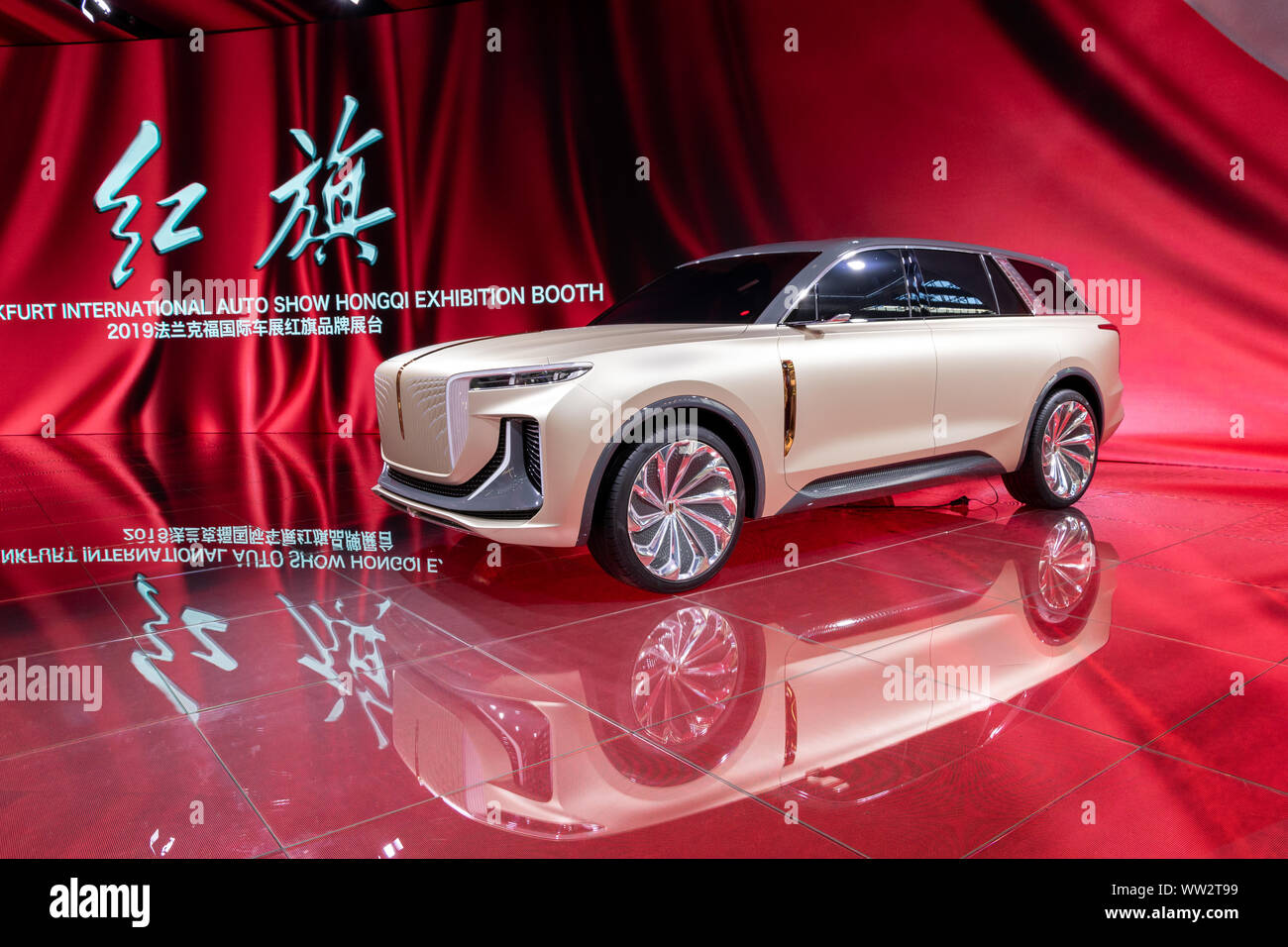 FRANKFURT, GERMANY - SEP 11, 2019: New Hongqi E115 electric SUV car ...