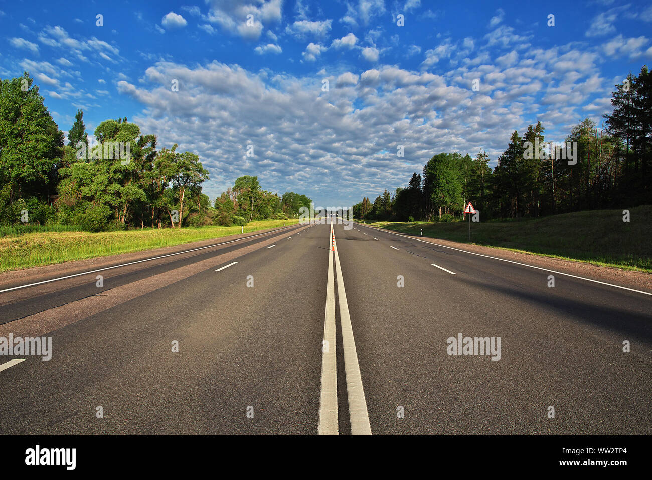 Border / Belarus - 11 Jun 2015: High speed road in Belarus Stock Photo ...