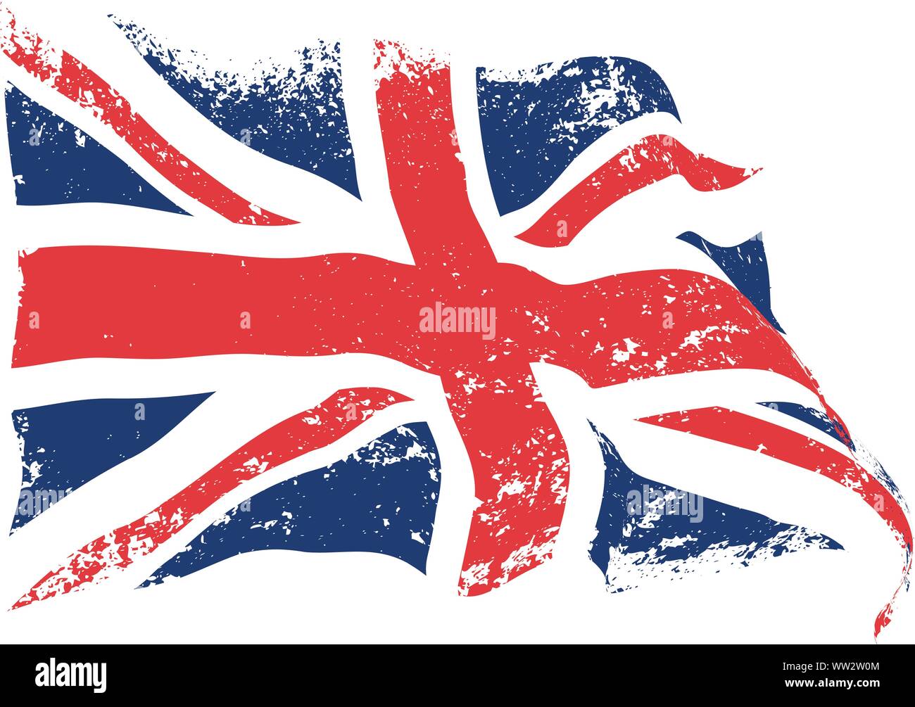British flag in grunge Stock Vector Image & Art - Alamy