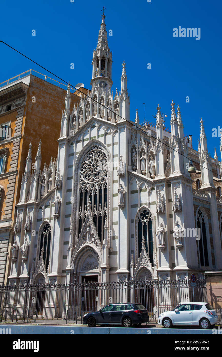 Church of the Sacred Heart of Jesus in Prati built on 1917 in Rome ...