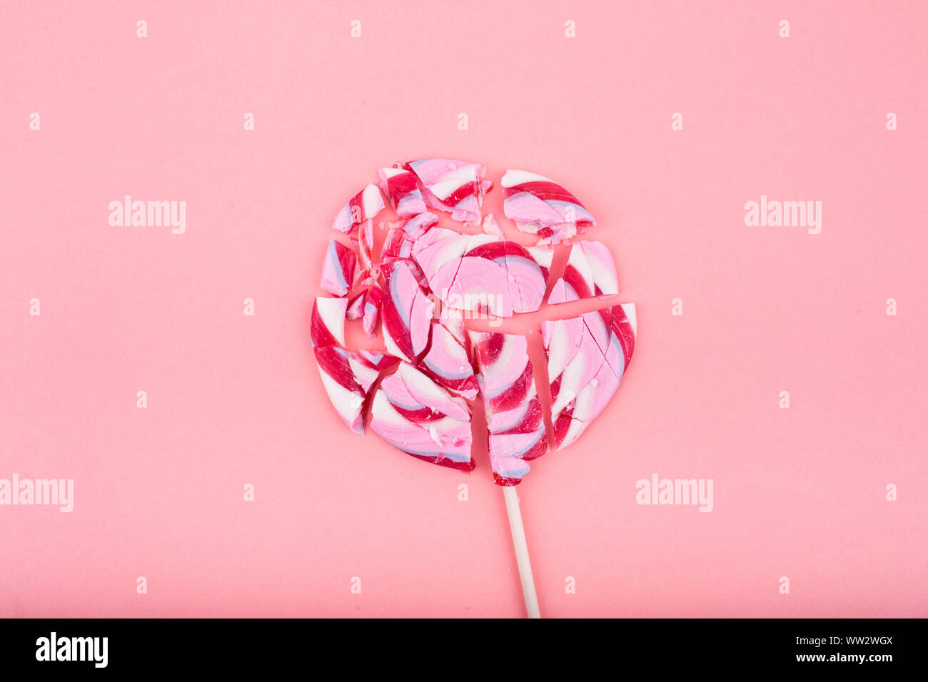 A broken candy in the color of the year promotes a healthy diet and ...