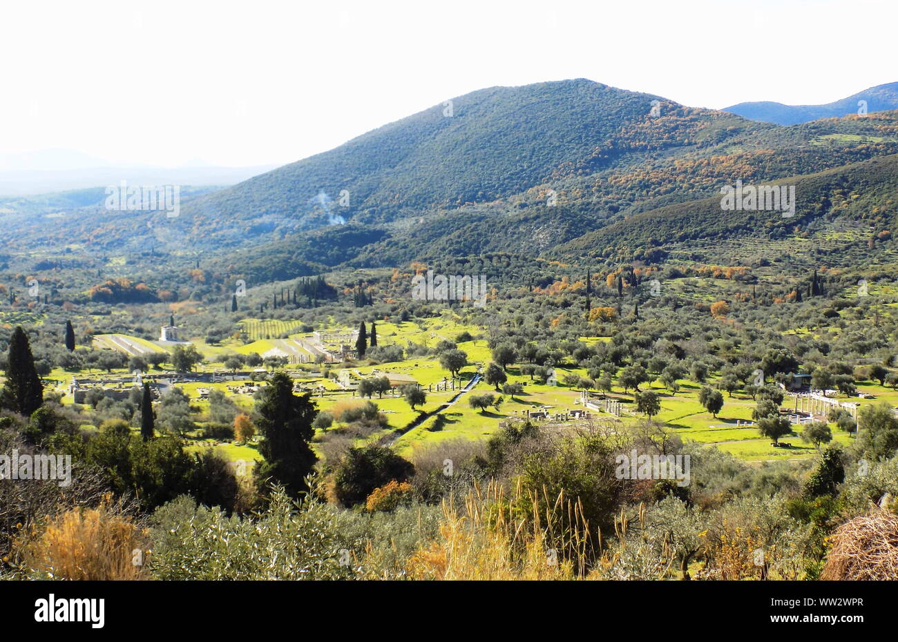 ancient, town, archeological, place, Messini, Messinia, Greece Stock ...