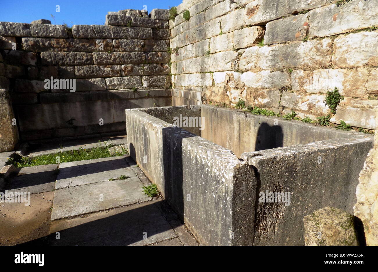 ancient, town, archeological, place, Messini, Messinia, Greece Stock ...