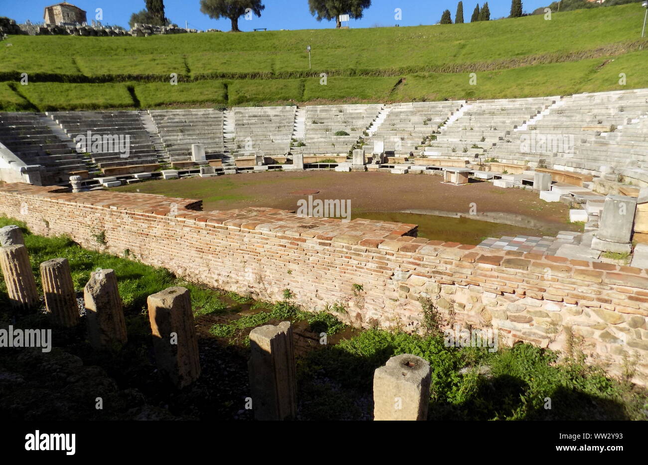 ancient, town, archeological, place, Messini, Messinia, Greece Stock ...