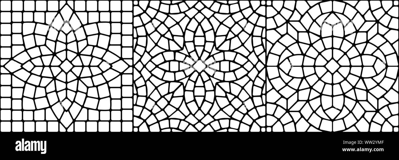 Ancient mosaic ceramic tile pattern Stock Vector Image & Art - Alamy